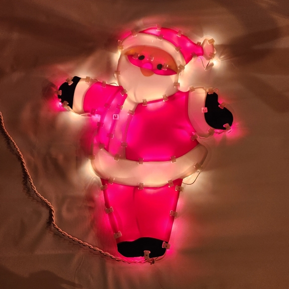 Noma | Holiday | Vintage 53 Light Standing Santa Window Decoration 8 ...